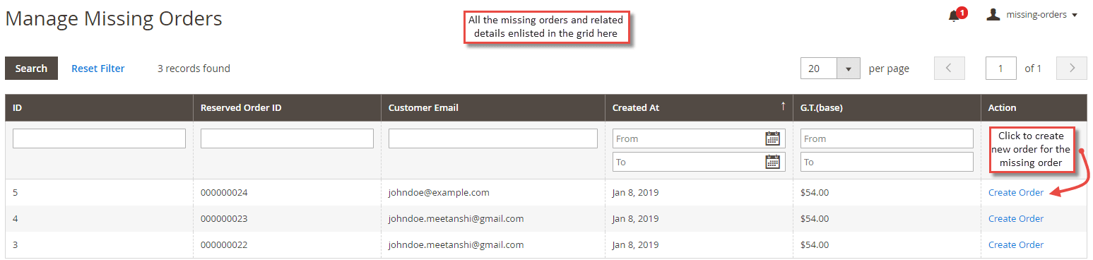 Magento 2 Missing Orders - Find Missing Magento 2 Order Numbers Magento 2 Missing Orders - Find Missing Magento 2 Order Numbers