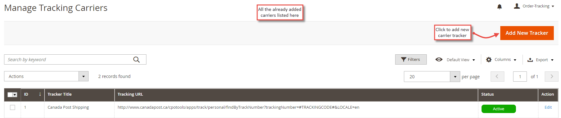 Magento 2 Order Tracking - Order Shipment Tracking for Magento 2