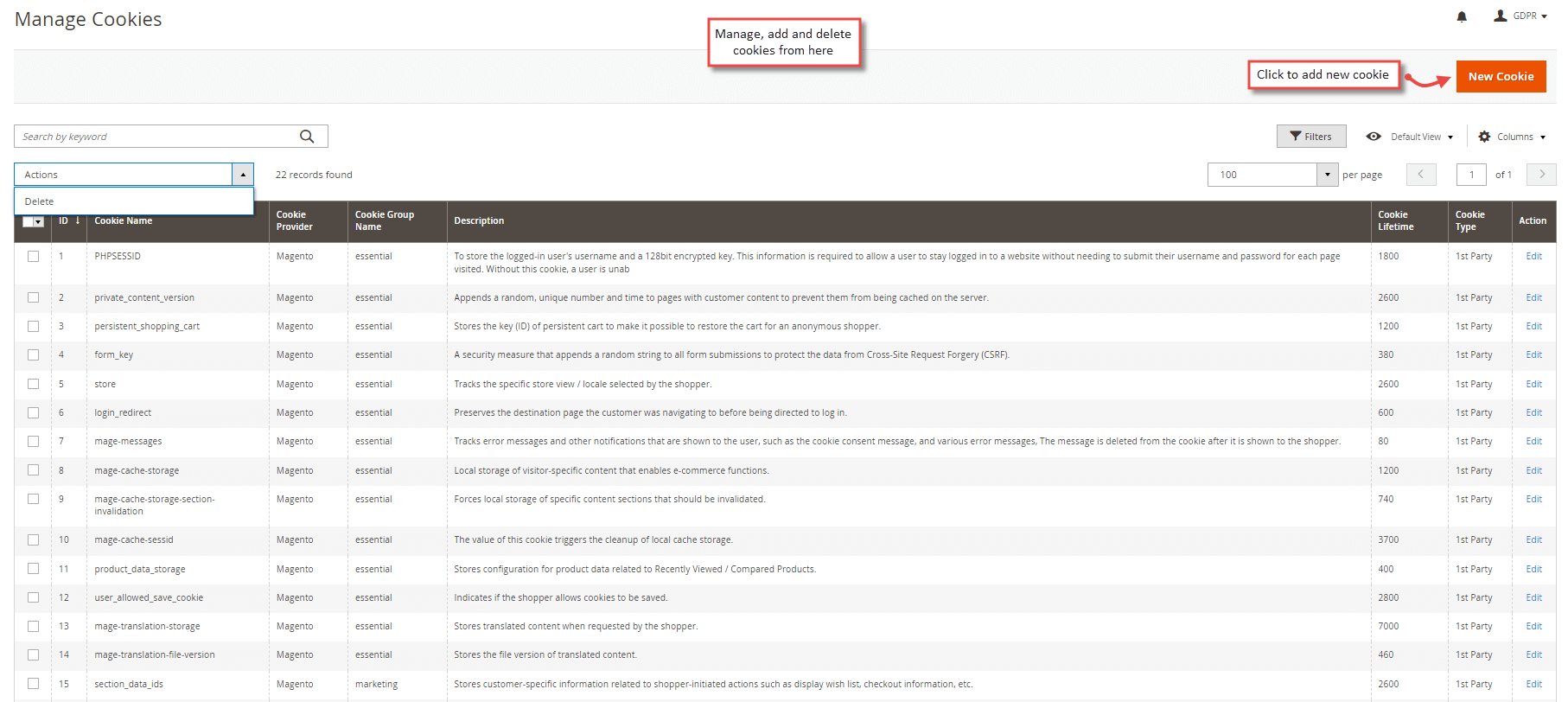 Magento 2 GDPR - EU's Privacy & Cookie Compliance Extension