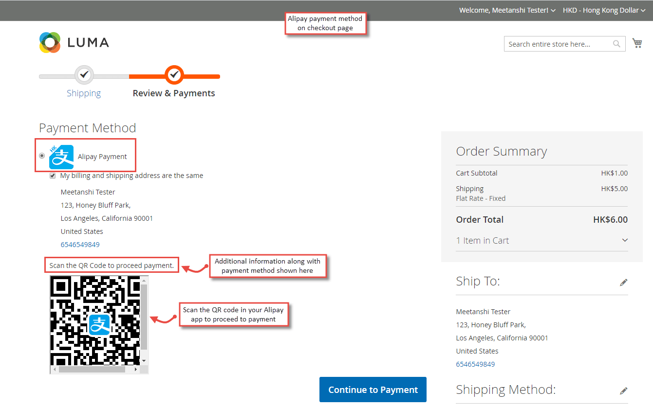Magento 2 Alipay Integration - Cross Border and Hong Kong Payment