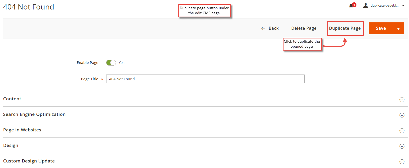 Magento 2 Duplicate CMS Page and Block Extension
