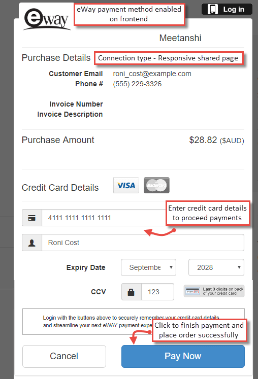 Magento 2 eWay Payments - Accept Secure Payment using eWay