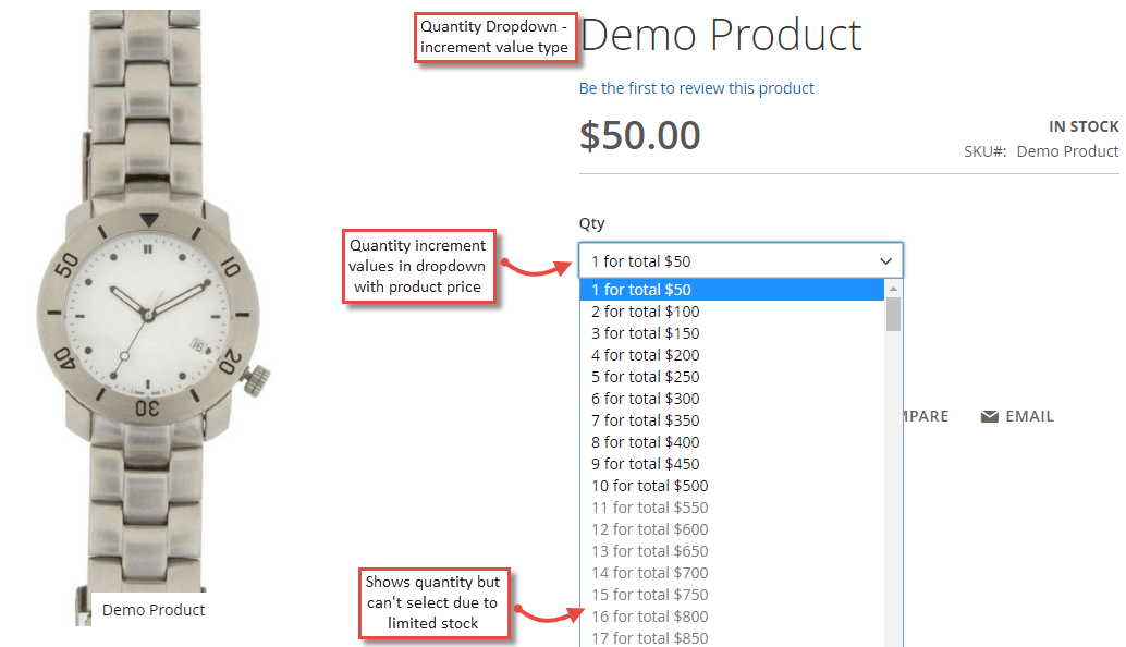 Magento 2 Quantity Dropdown - Customize Add to Cart Qty Magento 2 Quantity Dropdown - Customize Add to Cart Qty