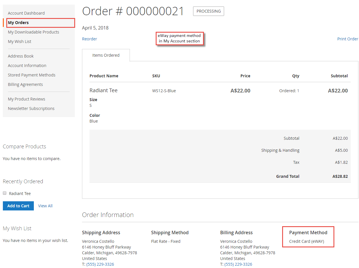 Magento 2 eWay Payments - Accept Secure Payment using eWay