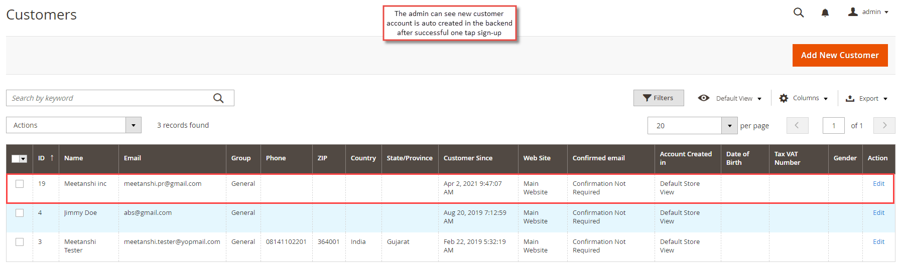 Magento 2 Google One Tap Sign-in - One Tap Sign up and Login