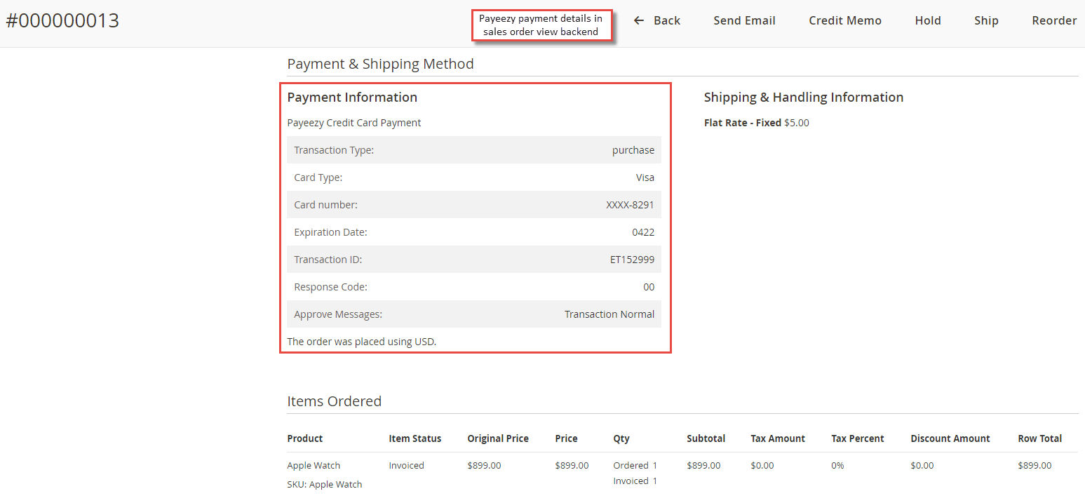 Magento 2 First Data Payeezy Payment - First Data Payeezy GGE4