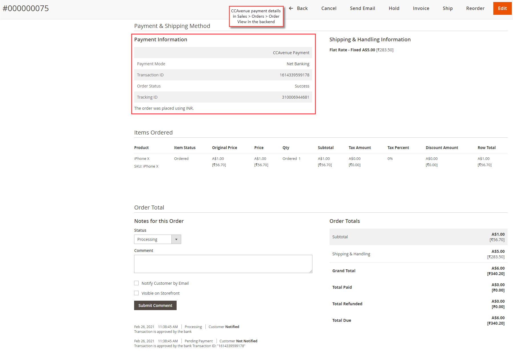Magento 2 CCAvenue Payment Gateway Extension Magento 2 CCAvenue Payment Gateway Extension
