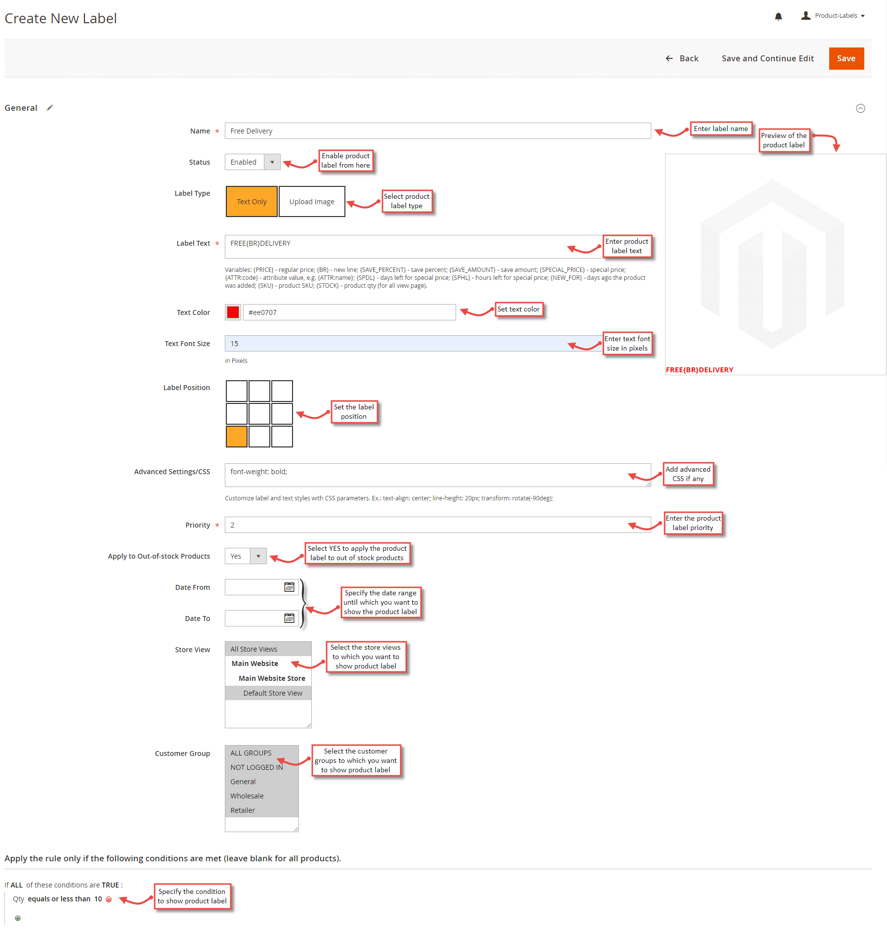 Magento 2 Product Labels Extension - Magento 2 Product Tags