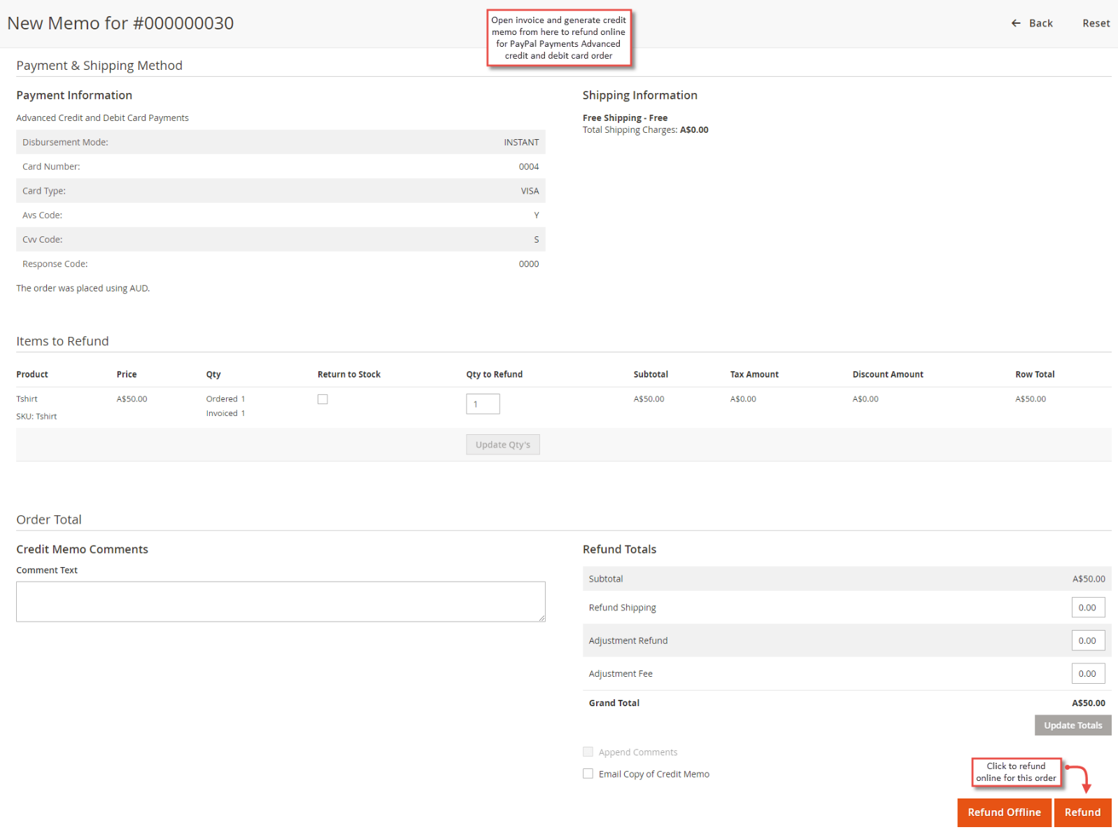 Magento 2 PayPal Advanced Credit & Debit Card Payments