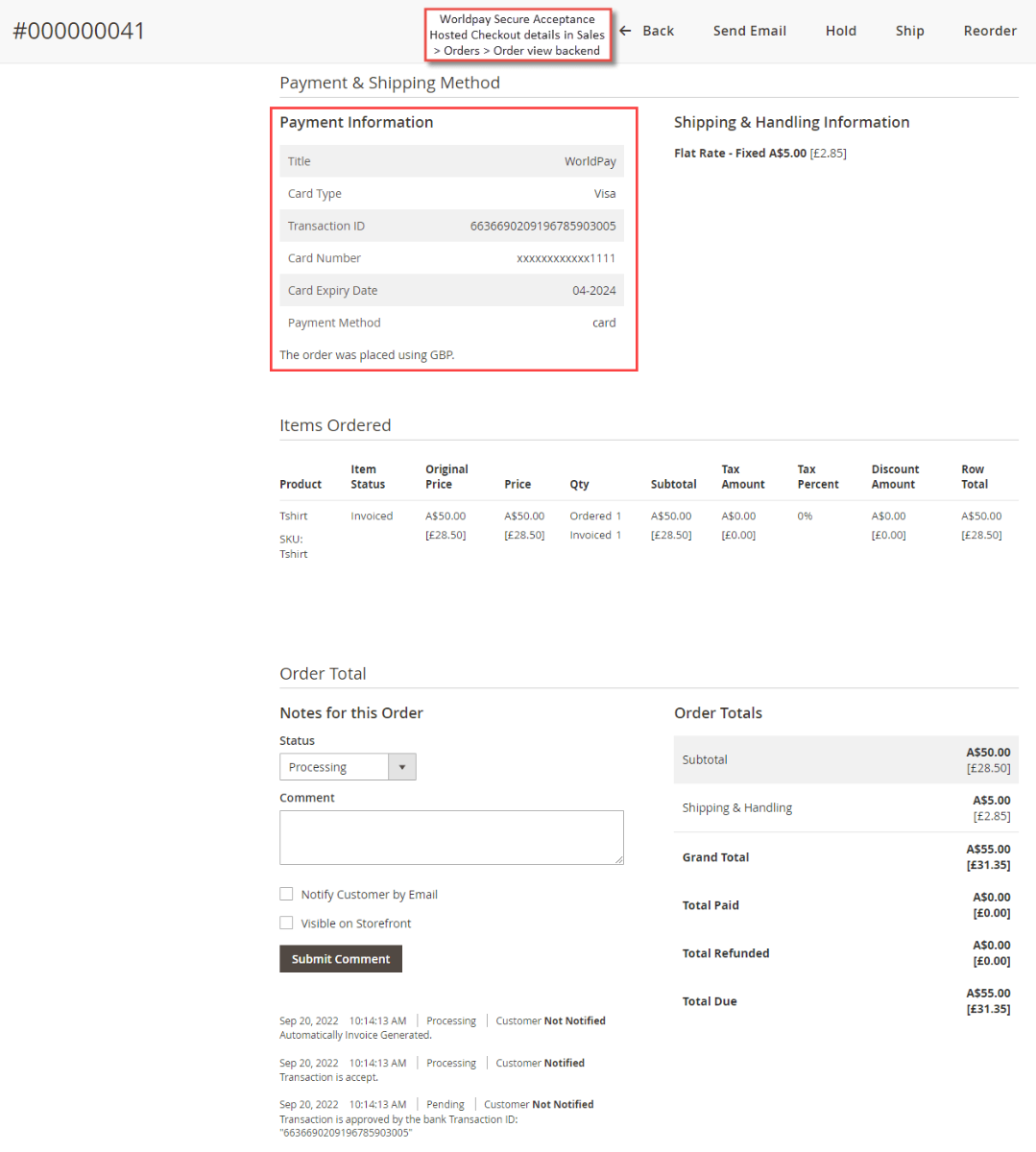 Magento 2 Worldpay Payment Extension