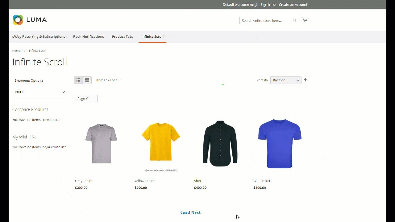Magento 2 Infinite Scroll Extension | Ajax Infinite Scroll