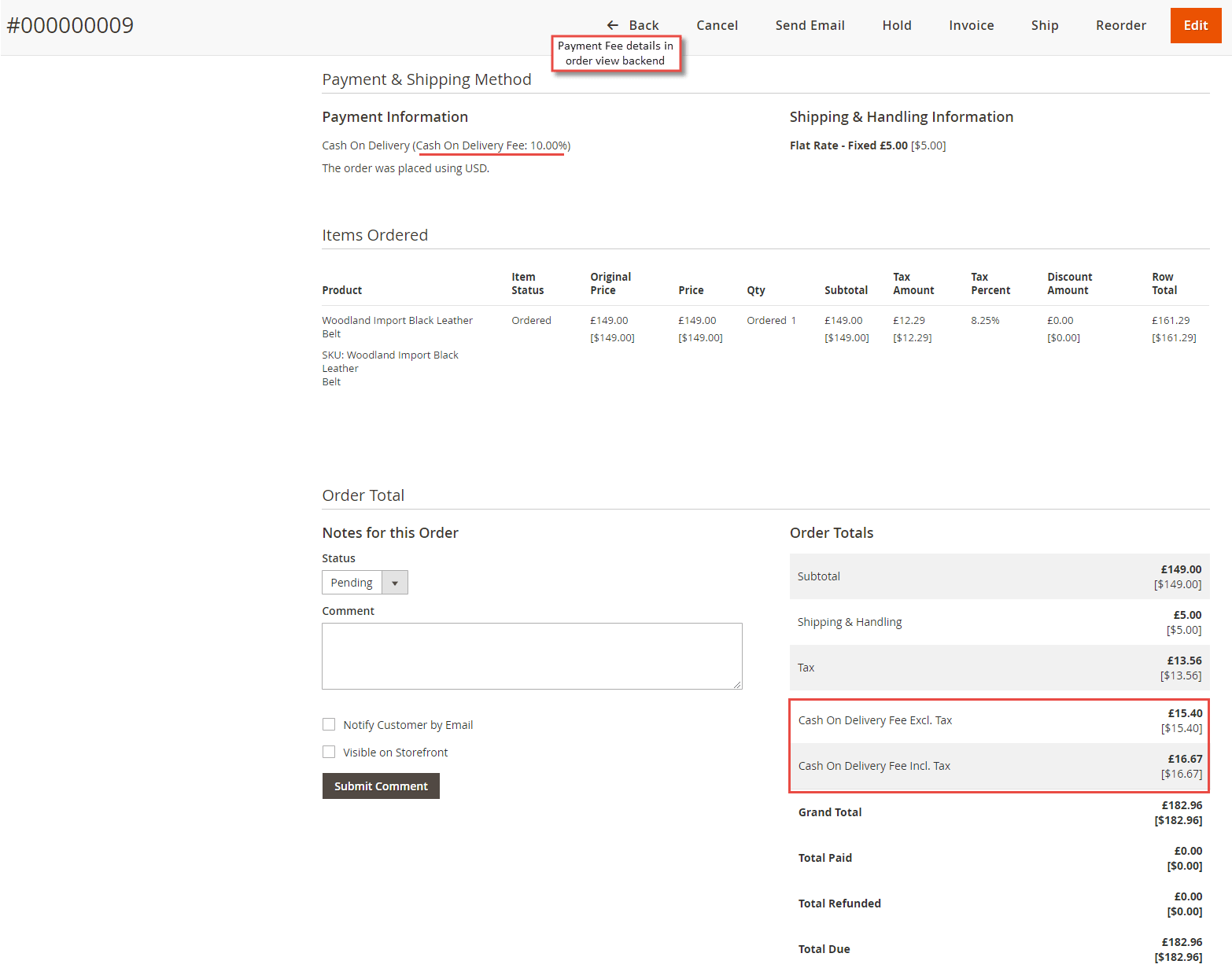 Magento 2 Payment Fee Extension