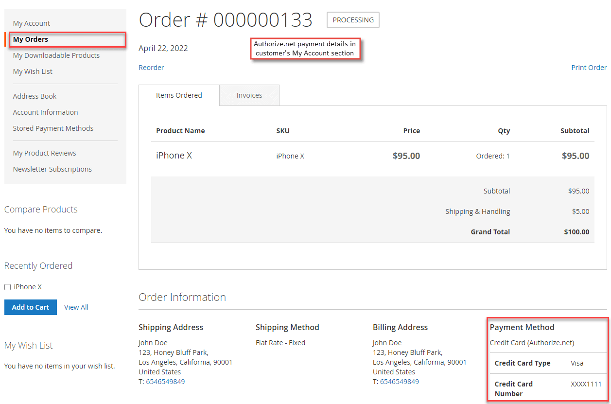 Magento 2 Authorize.net CIM Payment Extension - Meetanshi