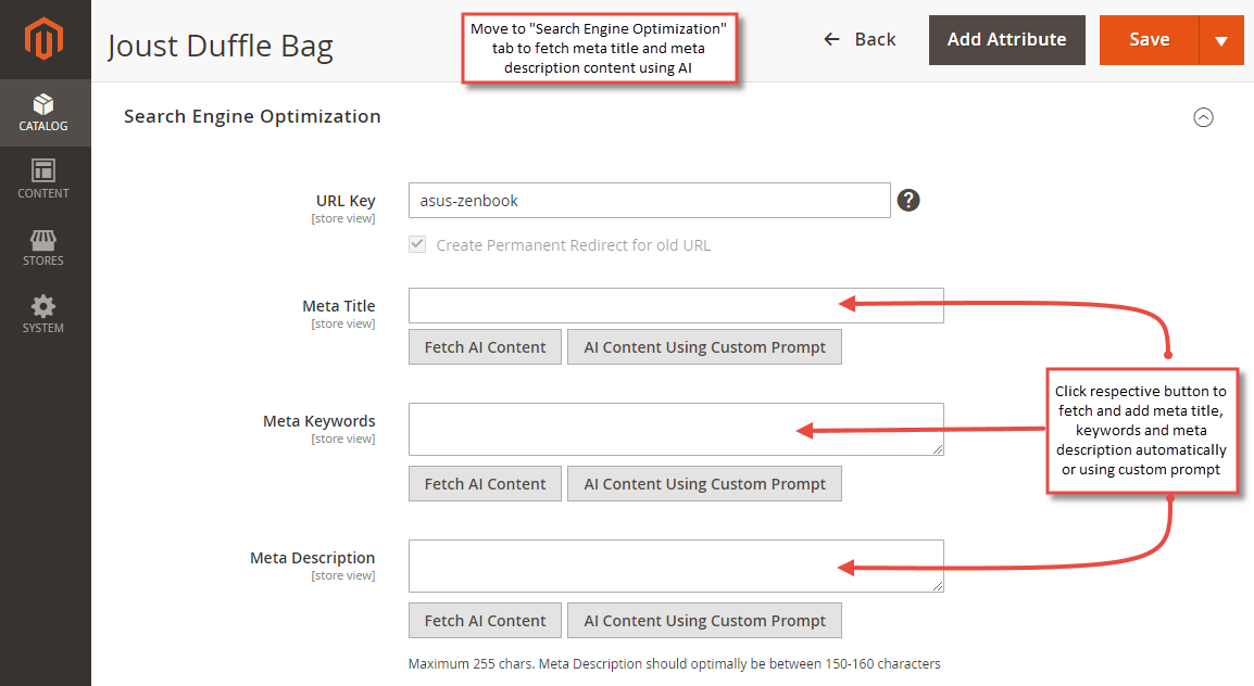 Magento 2 AI Content Generator - GPT 3, ChatGPT Integration