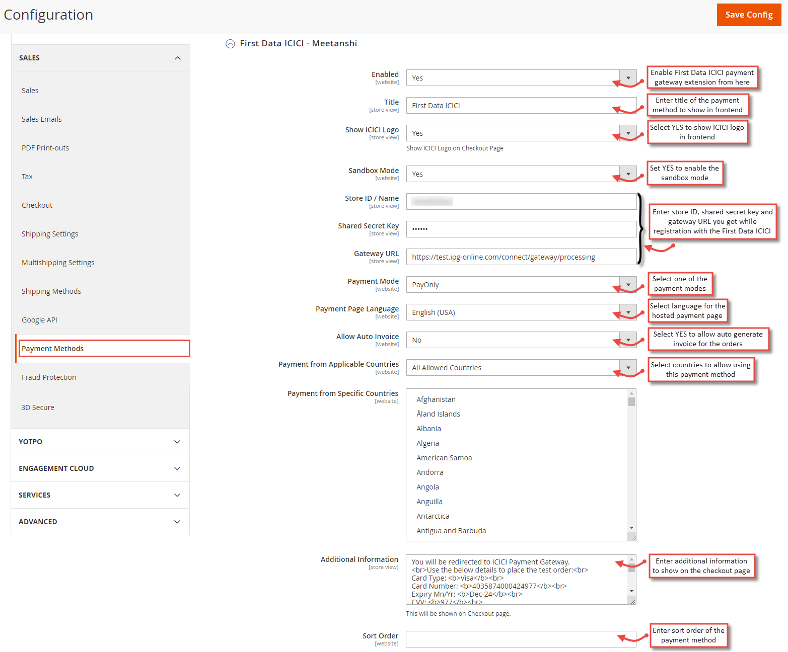 Magento 2 ICICI Payment Gateway - First Data ICICI Payments
