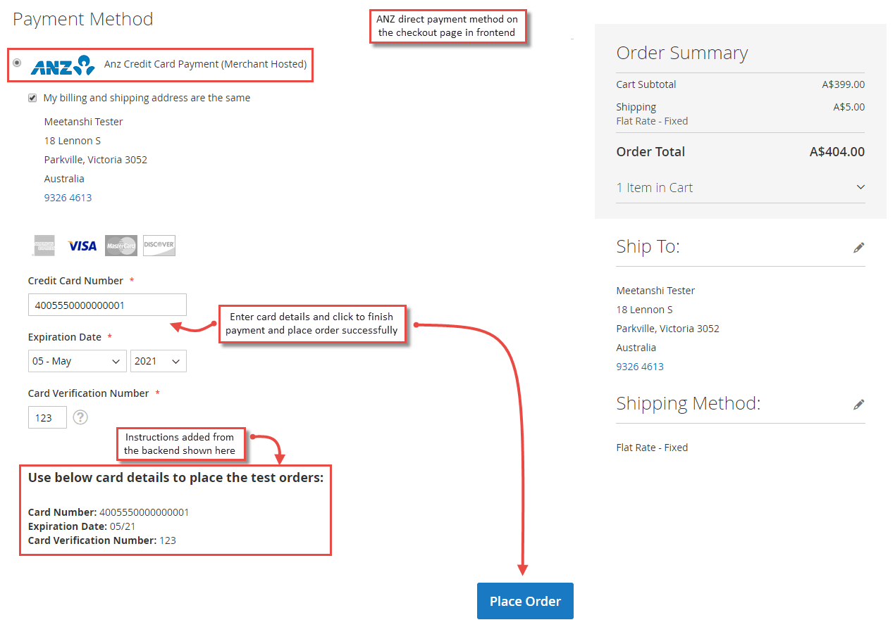 Magento 2 ANZ - Accept Payments using ANZ eGate Payment Gateway