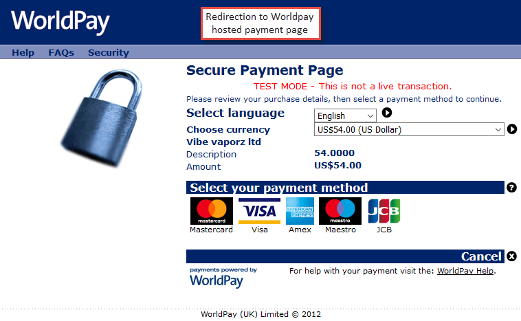 Magento 2 Worldpay from FIS - Worldpay Online & Business