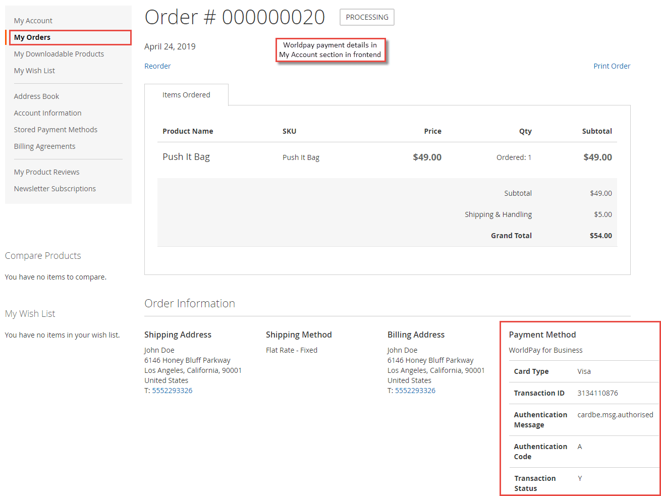Magento 2 Worldpay from FIS - Worldpay Online & Business
