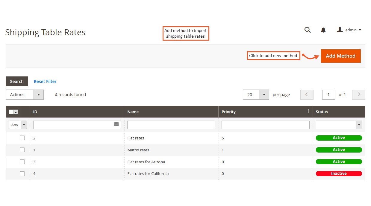 Magento 2 Shipping Table Rates Extension | Magento 2 Multiple Flat Rate ...