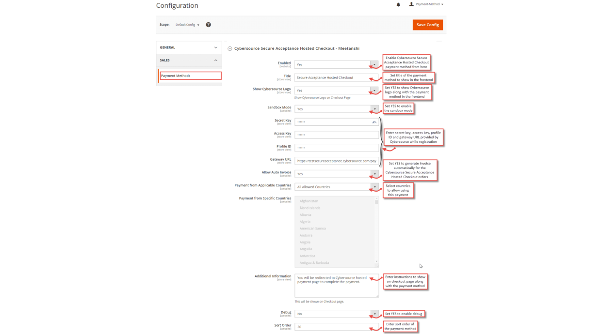 Magento 2 Cybersource Secure Acceptance Hosted Checkout Extension