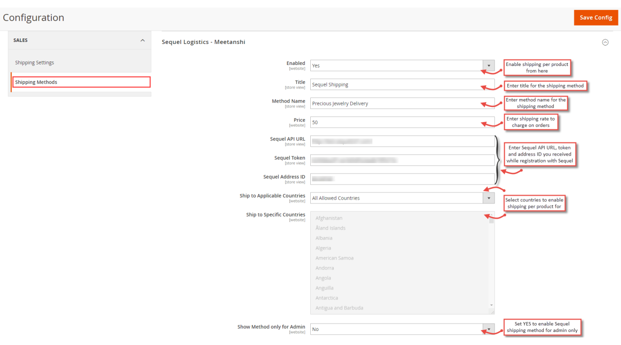 Magento 2 Sequel Logistics Extension | Ship Products using Sequel Courier | Courier Tracking ...