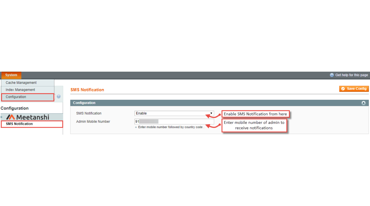 Magento SMS Notification - Send Order Activity SMS Notifications