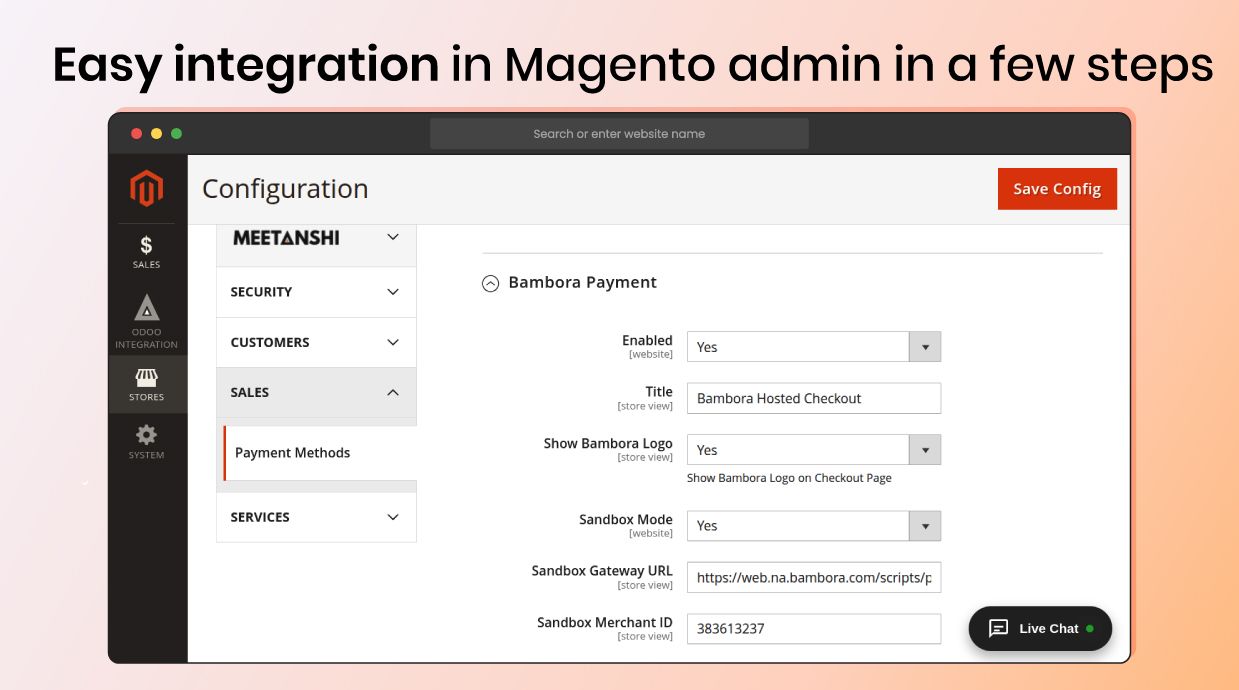 Magento 2 Bambora Payment Gateway - Meetanshi