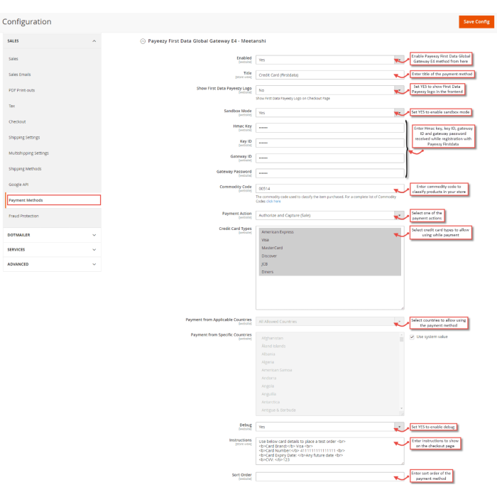Payeezy First Data GGe4 Extension For Magento 2 by Meetanshi