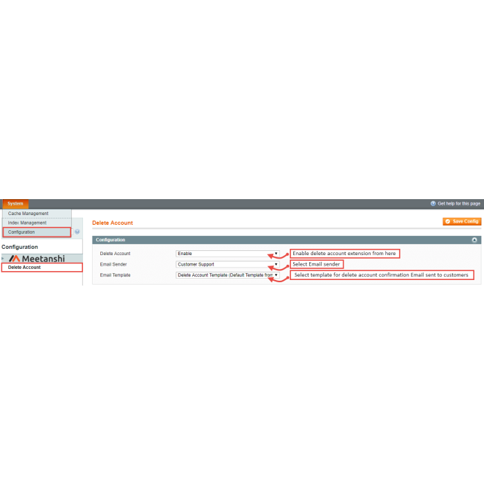 Magento Delete Account Magento Delete Customer Extension