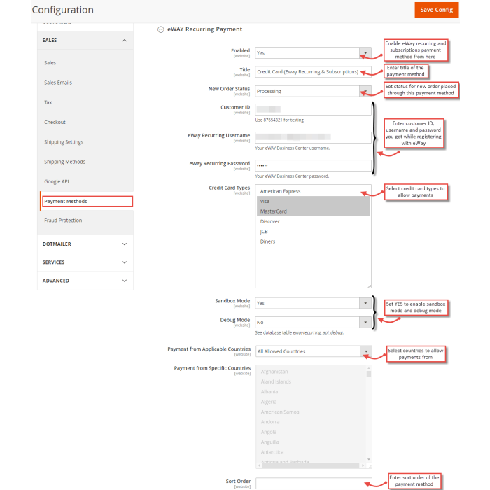 Magento 2 eWay Recurring & Subscription Payment Extension