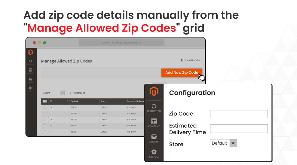 Magento 2 Restrict Zip Codes - Zip Code Checker for Magento 2