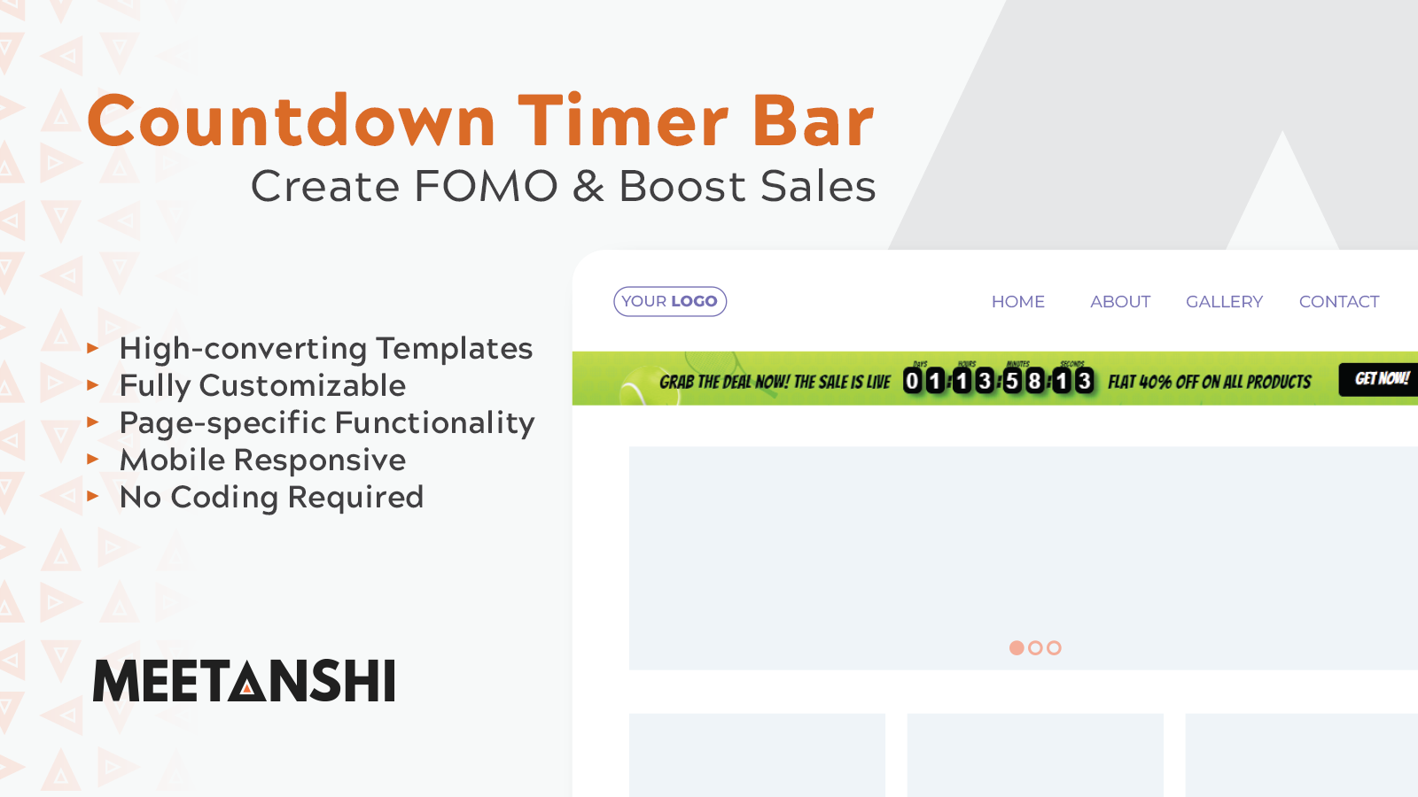 Shopify Countdown Timer Bar