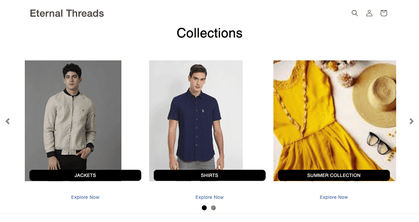 Shopify Collection Slider | Custom Section Code