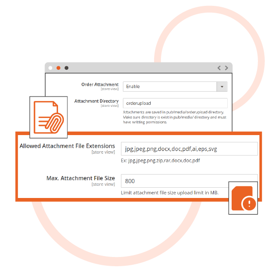 Magento 2 Order Attachment | File Upload Extension